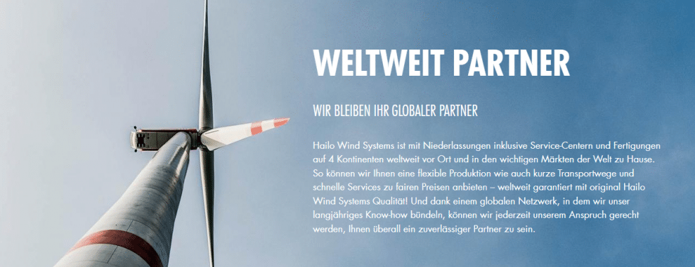Hailo Wind Systems erfolgreich ISO-14001 zertifiziert - Theen ...